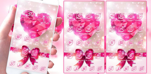 Pink Diamond Theme Heart Stone for PC - How to Install on Windows PC, Mac