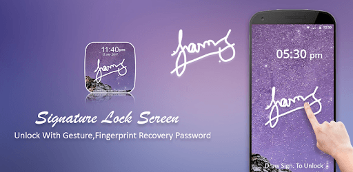 Signature lock screen : gesture effect for PC - How to Install on ...