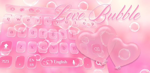 Pink bubble Keyboard Theme APK Download For Free