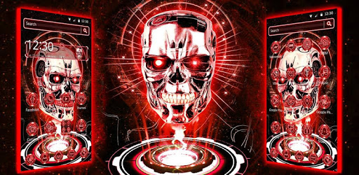 3D Red Neon Tech Skull Theme for PC - How to Install on Windows PC, Mac