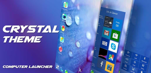 Crystal Theme For Computer Launcher for PC - How to Install on Windows ...