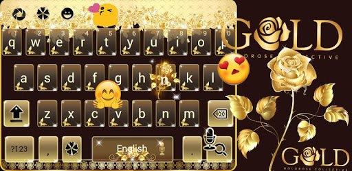 Gold Keyboard theme Gold Rose for PC - How to Install on Windows PC, Mac