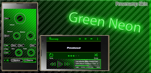 Poweramp Skin Green Neon for PC - How to Install on Windows PC, Mac