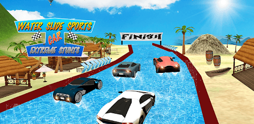 Water Slide Sports Cars Extreme Stunts for PC - How to Install on ...