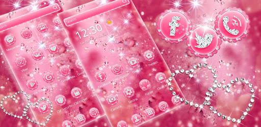 Pink Diamond Theme Wallpaper Glitter for PC - How to Install on Windows ...