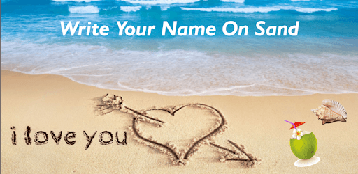 Write Name On Sand beach message with sea wave for PC - How to Install ...