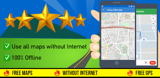 🌏 GPS Maps of Ghana : Offline Map Navigation APK Download For Free