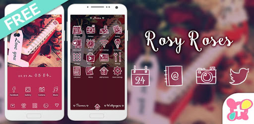 Cute Theme-Rosy Roses- for PC - How to Install on Windows PC, Mac