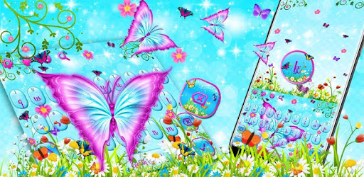 3D Glitter Butterfly Keyboard for PC - How to Install on Windows PC, Mac