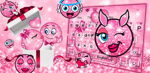 Pink Glitter Love Emoji Keyboard for PC - How to Install on Windows PC, Mac