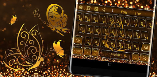 Gold Glitter Butterfly Keyboard for PC - How to Install on Windows PC, Mac