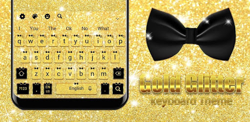 Gold Glitter Keyboard APK Download For Free