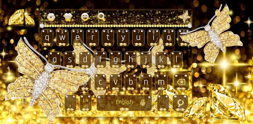 Golden Diamond Butterfly Keyboard for PC - How to Install on Windows PC ...