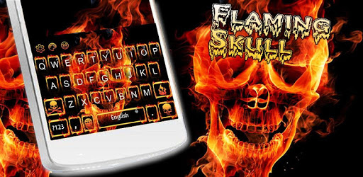 Flaming Fire Skull Keyboard for PC - How to Install on Windows PC, Mac