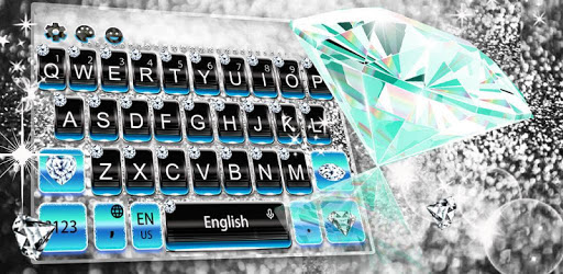 Blue Silver Diamond Keyboard Theme for PC - How to Install on Windows ...