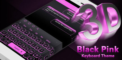 3D Black Pink Keyboard Theme for PC - How to Install on Windows PC, Mac