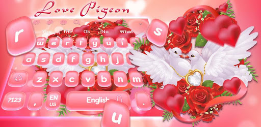 Gorgeous Rose Pigeon Keyboard Theme for PC - How to Install on Windows ...