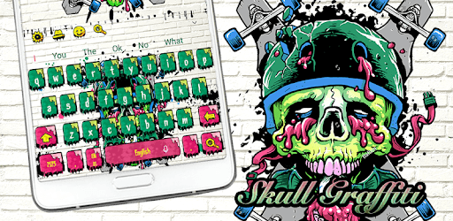 Skull Street Graffiti Keyboard Theme for PC - How to Install on Windows ...