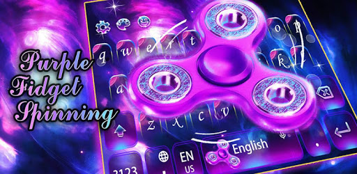 Purple Fingertip spinning gyro Keyboard Theme for PC - How to Install ...
