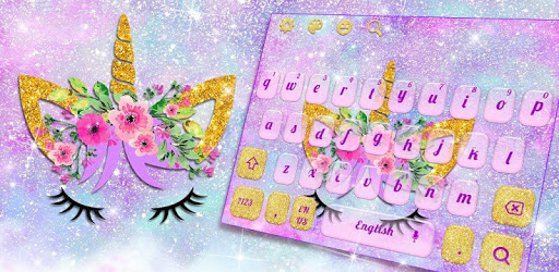 Lavender Blue Flower Unicorn Keyboard for PC - How to Install on ...