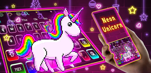 Neon Cartoon Rainbow Unicorn Keyboard for PC - How to Install on ...