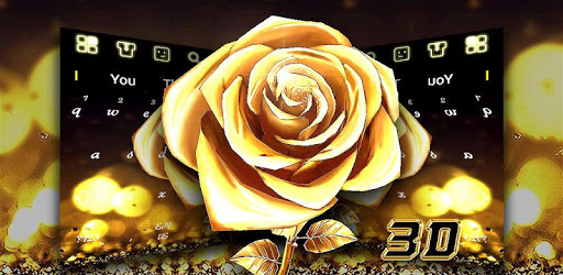 3D Gold Rose Keyboard for PC - How to Install on Windows PC, Mac