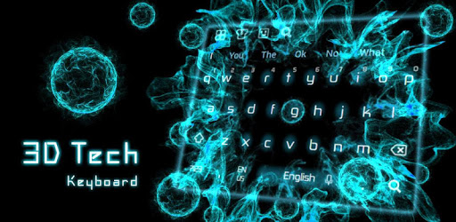 3D Blue Tech Keyboard for PC - How to Install on Windows PC, Mac