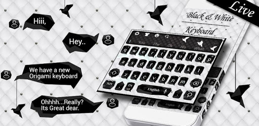 Lively Black White Origami keyboard for PC - How to Install on Windows ...