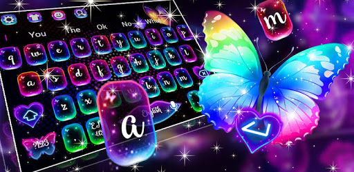 Neon Colorful Butterfly Keyboard for PC - How to Install on Windows PC, Mac