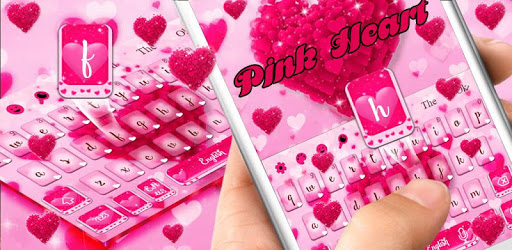 Pink Love Heart Keyboard Theme APK Download For Free