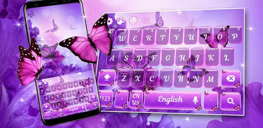 Purple Pink Butterfly Keyboard for PC - How to Install on Windows PC, Mac