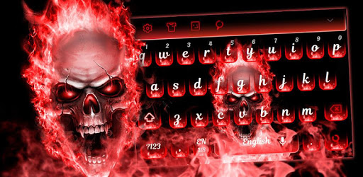 Red Flame Skeleton Keyboard for PC - How to Install on Windows PC, Mac