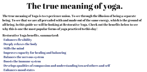 RESTORATIVE YOGA for PC - How to Install on Windows PC, Mac