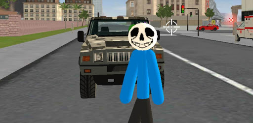 Sans Stickman Rope Hero Simulator APK Download For Free