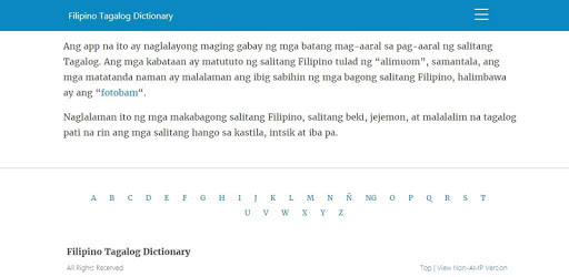 Tagalog - Tagalog Dictionary for PC - How to Install on Windows PC, Mac