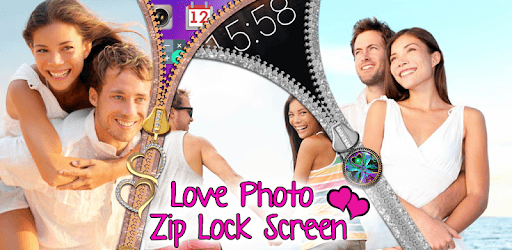 Cute Couple Photo Zipper Lock Screen App for PC - How to Install on ...