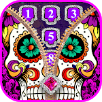 Sugar Skull Zipper Lock Screen Wallpapers for PC - How to Install on ...