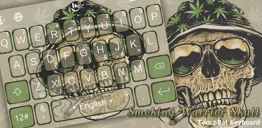 Smoking Warrior Skull Weed Keyboard Theme for PC - How to Install on ...