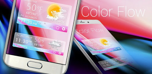 Color Flow GO Weather Widget Theme for PC - How to Install on Windows ...