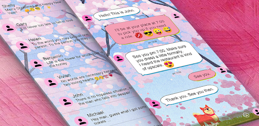 Pink Dream - Free, customize Messenger & SMS theme for PC - How to ...