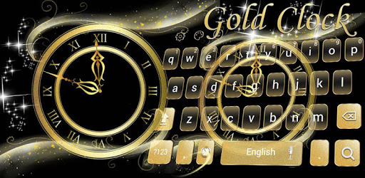 Gold clock Keyboard theme for PC - How to Install on Windows PC, Mac