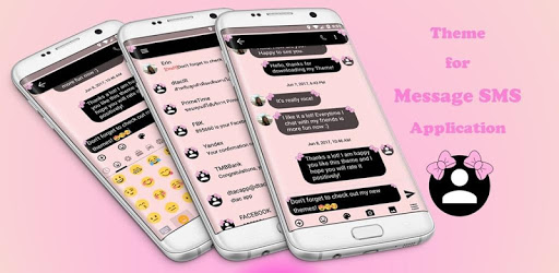SMS Messages Bow Pink Pastel Theme for PC - How to Install on Windows ...