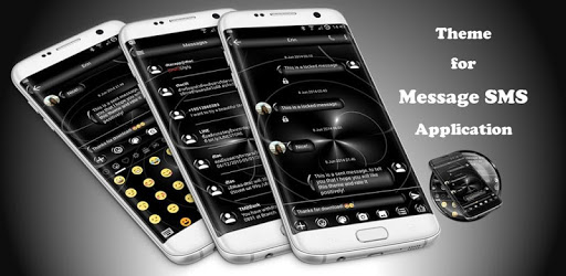 SMS Messages Spheres Black Theme for PC - How to Install on Windows PC, Mac