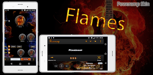 Poweramp Skin Flames for PC - How to Install on Windows PC, Mac