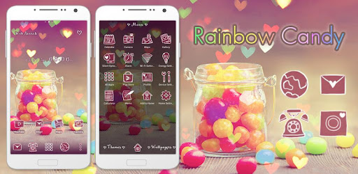 Rainbow Candy +HOME Theme for PC - How to Install on Windows PC, Mac