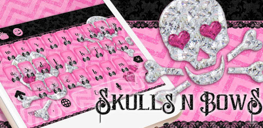 Pink Skull n' Bow Keyboard Lace Theme for PC - How to Install on ...