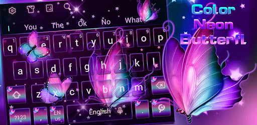 Color Neon Butterfly Keyboard Theme for PC - How to Install on Windows ...