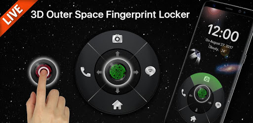 3D space fingerprint style lock screen for prank for PC - How to ...