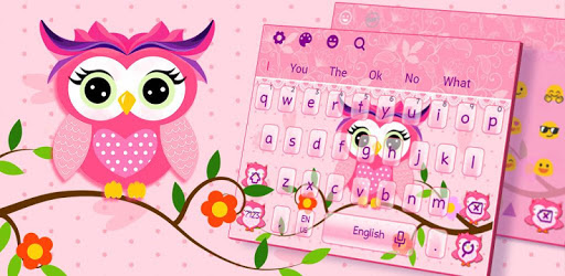 Cute Pink Owl Keyboard Theme for PC - How to Install on Windows PC, Mac