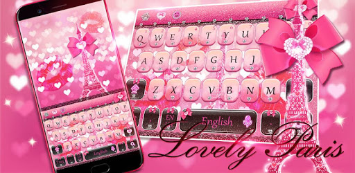 Pink glitter lovely paris keyboard for PC - How to Install on Windows ...